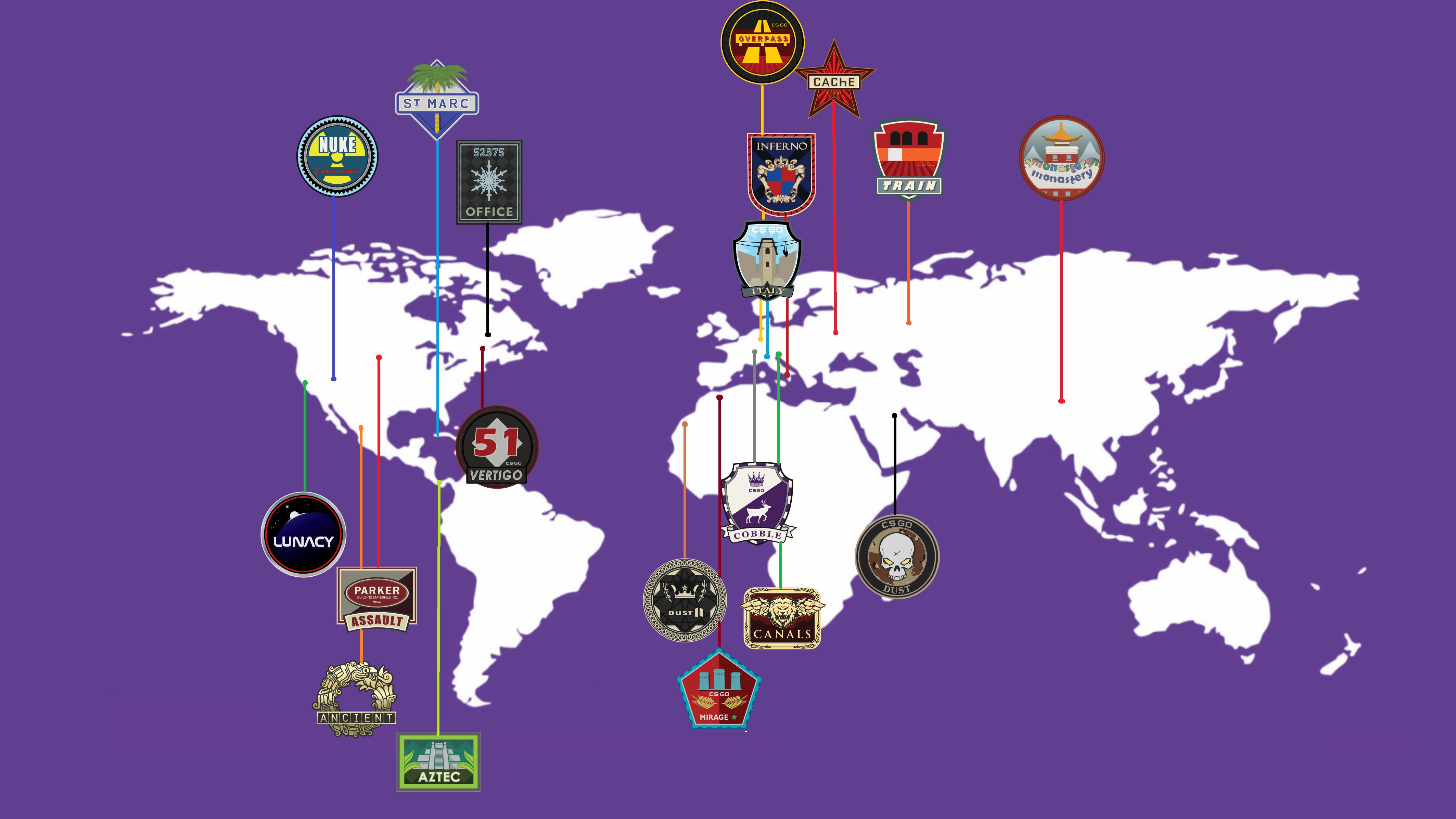 CS2中地图的现实位置都在哪里?还有一个在中国!