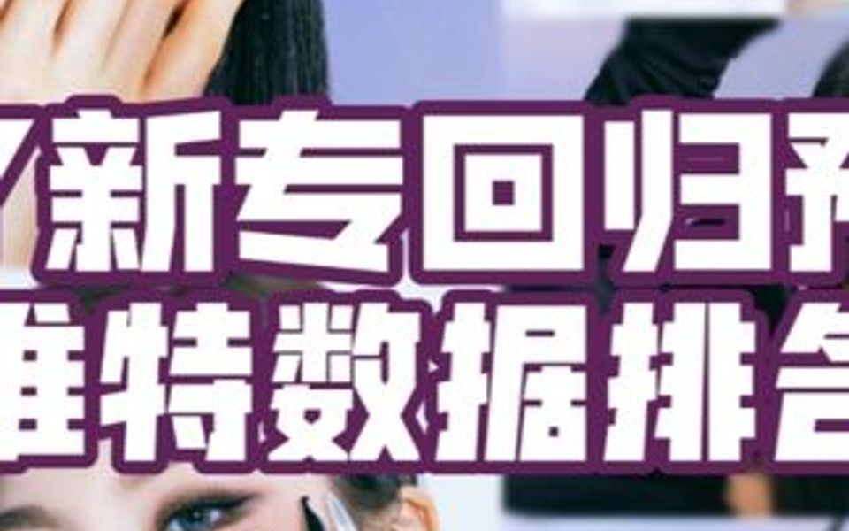 谁是组合泛人气TOP?ITZY新专回归两套预告照数据排名!