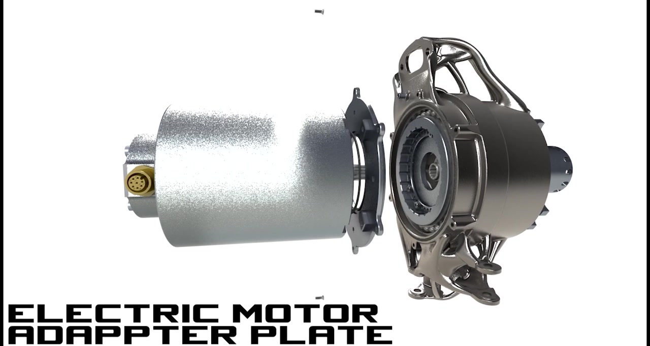 电车轮毂电机总成