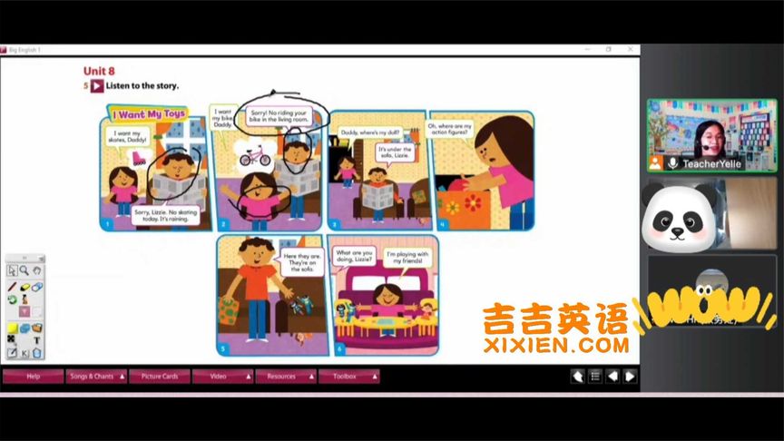 少儿英语口语,外教一对一上课实录 英语启蒙