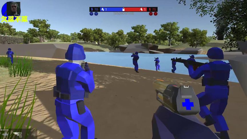 战地模拟器:超级战士登场,20000的血量恐怕核弹都炸不死我