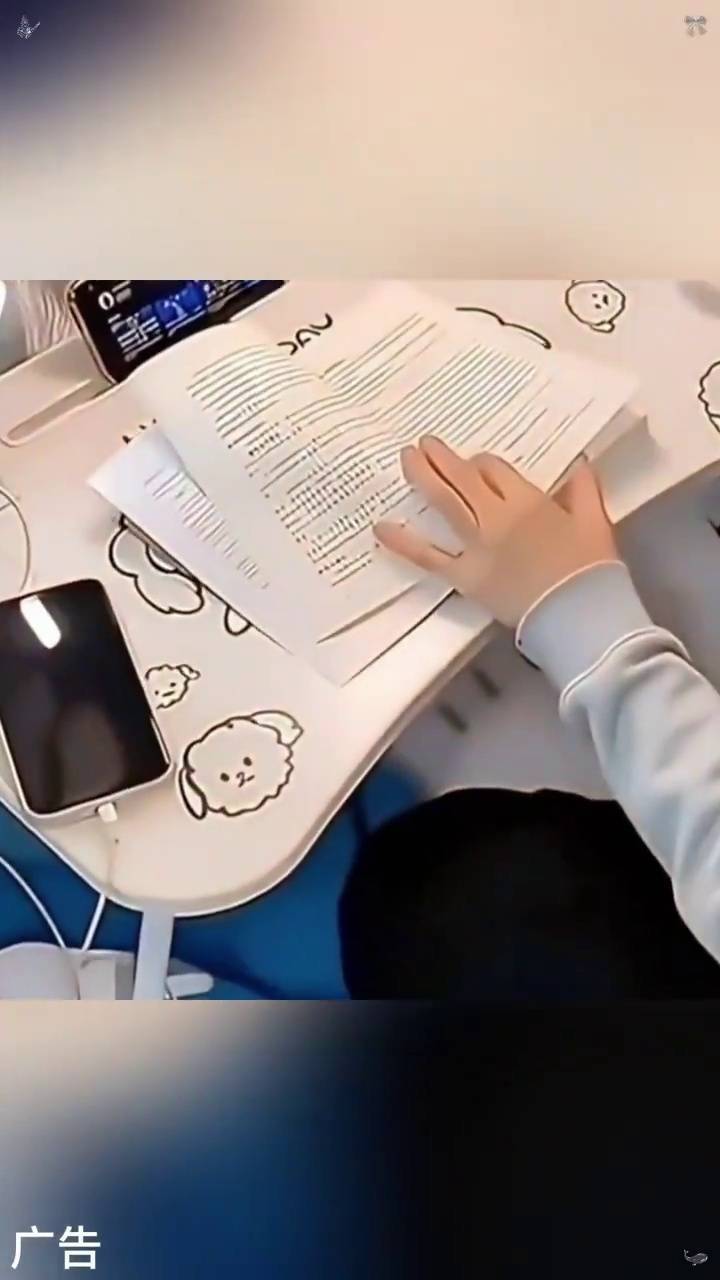 床上小桌子办公桌宿舍学生学习写字可折叠卡通小桌板笔记本电脑#床...