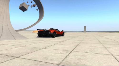 帕加尼,3000万的车祸,最真实的车祸模拟!