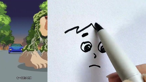 他会是什么动物呢?创意简笔画,儿童画