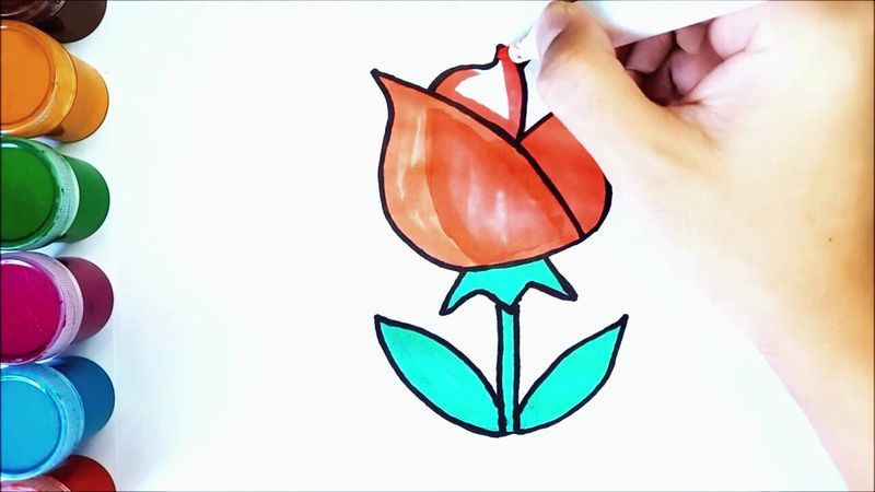 教你画一朵美艳的玫瑰花,一起来学画吧!