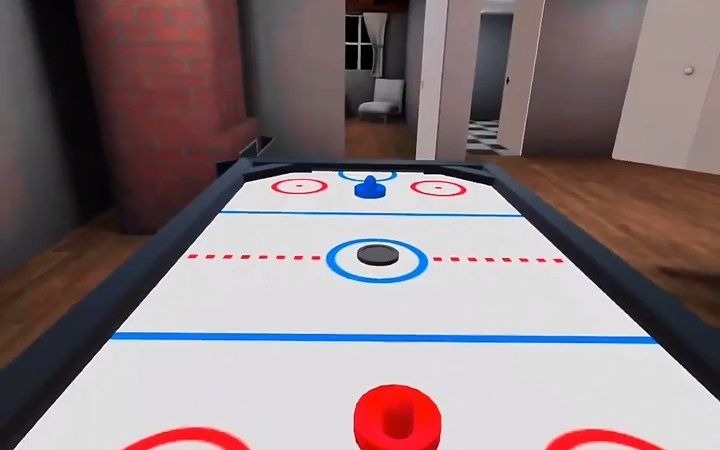 VR桌面曲棍球游戏《Air Hockey VR》现已在SideQuest推出,适用于...
