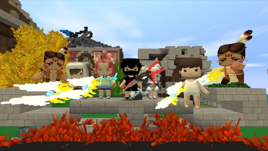 迷你世界:整个图都是迷你世界的角色,难分真假呀