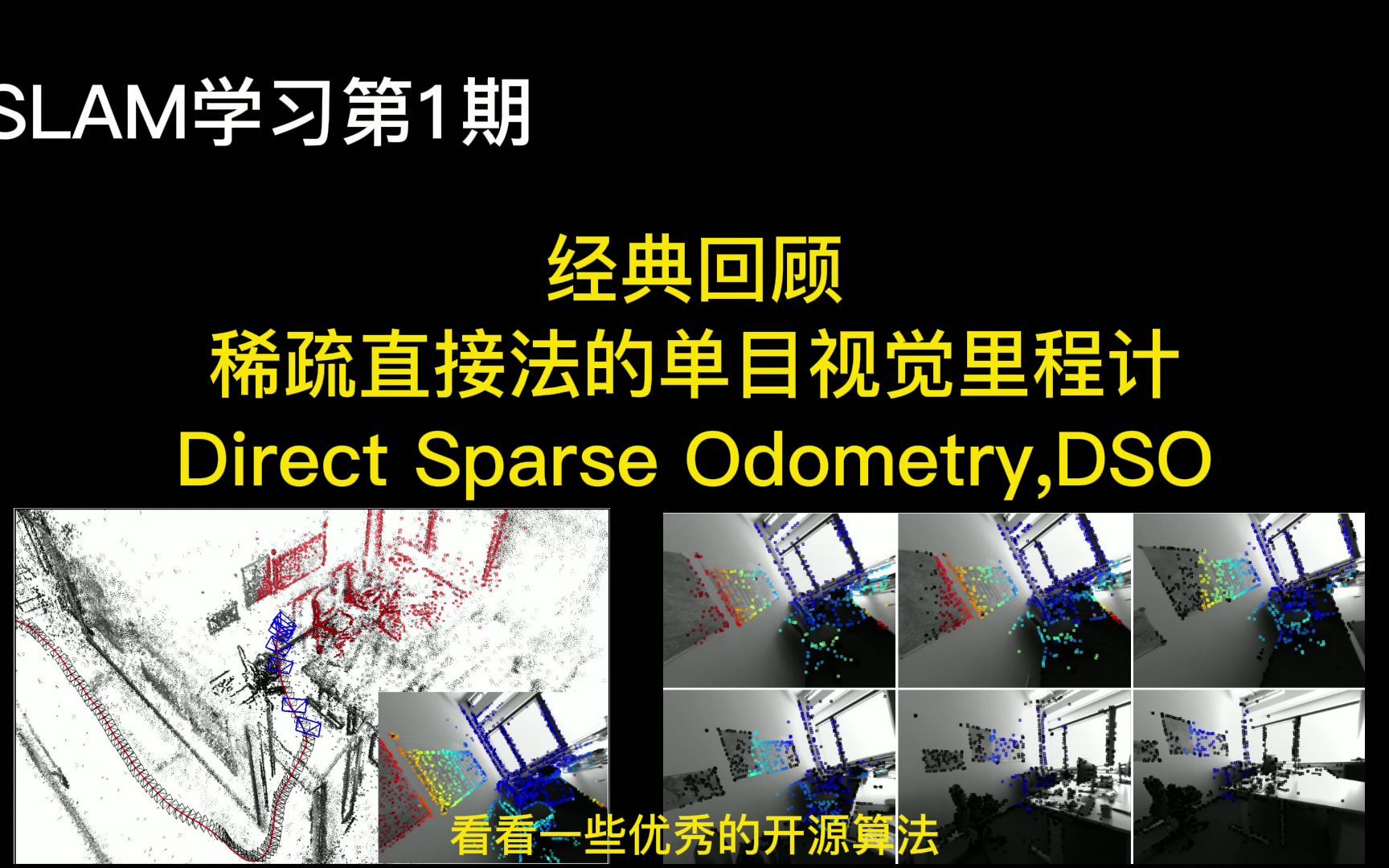 【SLAM学习系列第1期】经典算法回顾之DSO,direct sparse odometry ...
