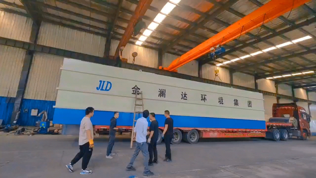 大型一体化污水处理设备厂家发货现场!#大型一体化污水处理设备价格 ...