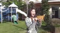 宝应第二机关幼儿园迎国庆小班亲子活动:笑脸迎国庆.气球飞梦想