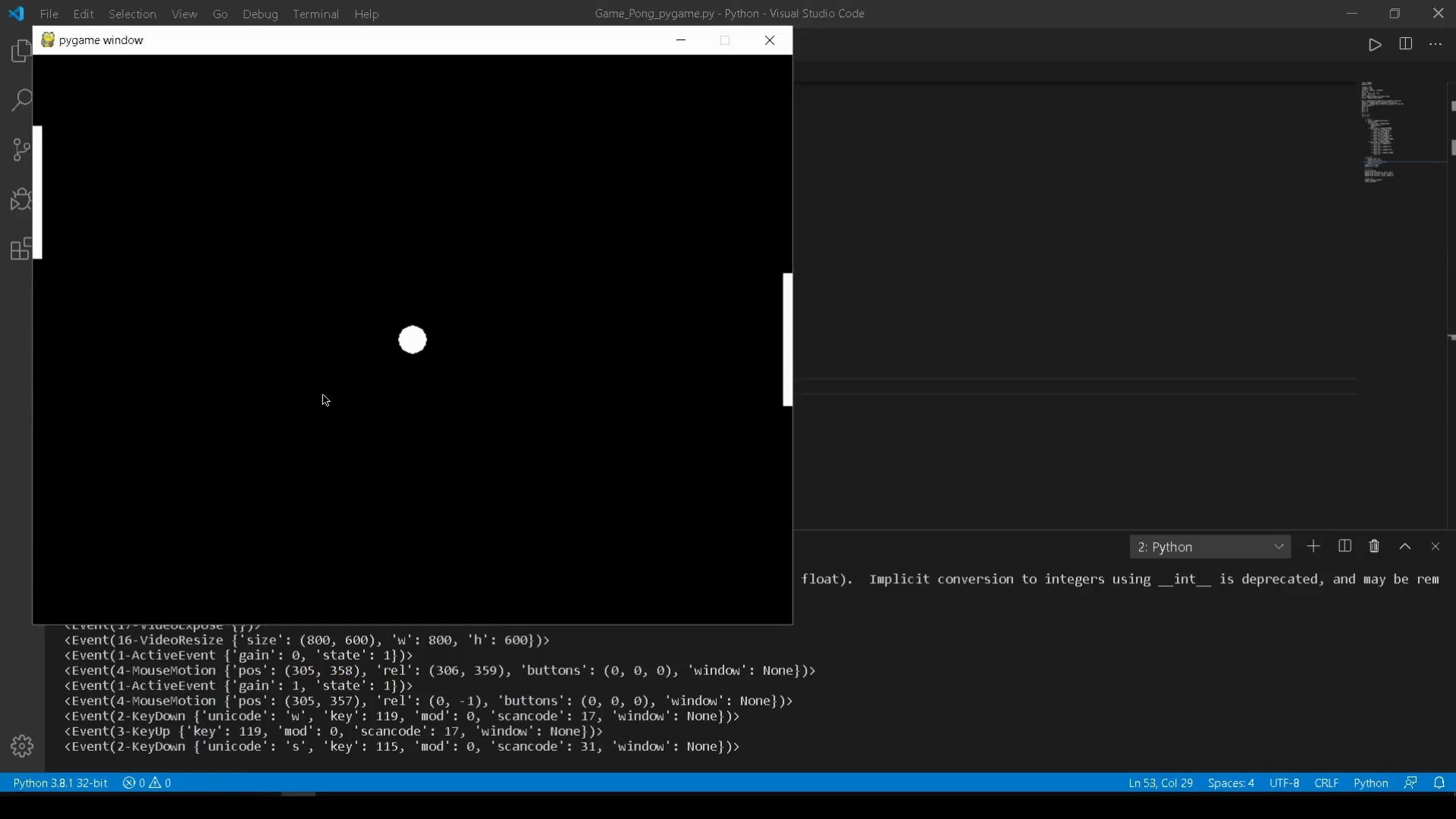 Pygame 新手入门游戏 Pong P5:玩家移动范围限制
