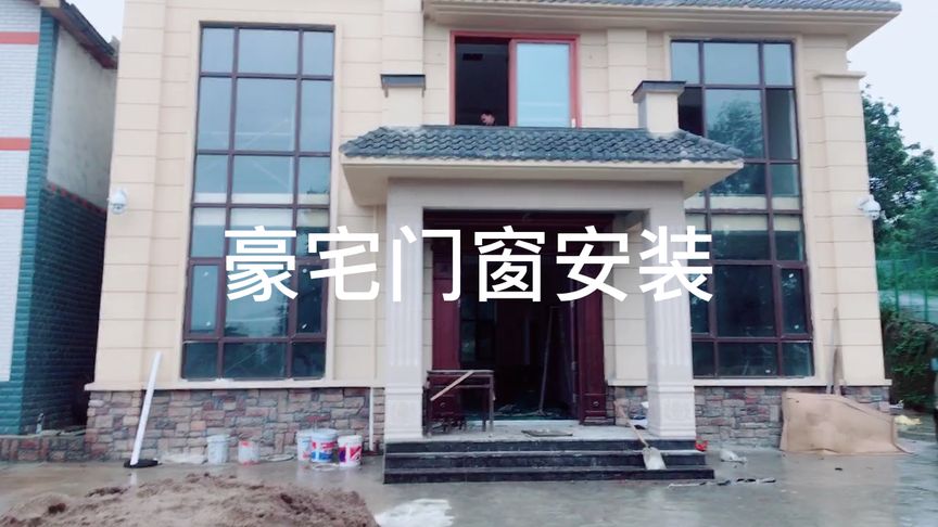 断桥铝合金平开门窗 重型推拉门安装