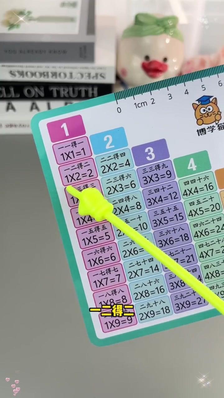 九月份上二年级的孩子,可以提前背诵九九乘法表了,这个#乘法口诀表...