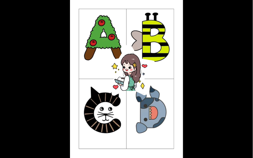 字母卡片|字母设计|26个英文字母设计分享