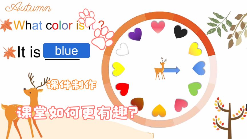趣味课件ppt,教学课件时钟指针,英语教学,趣味课堂