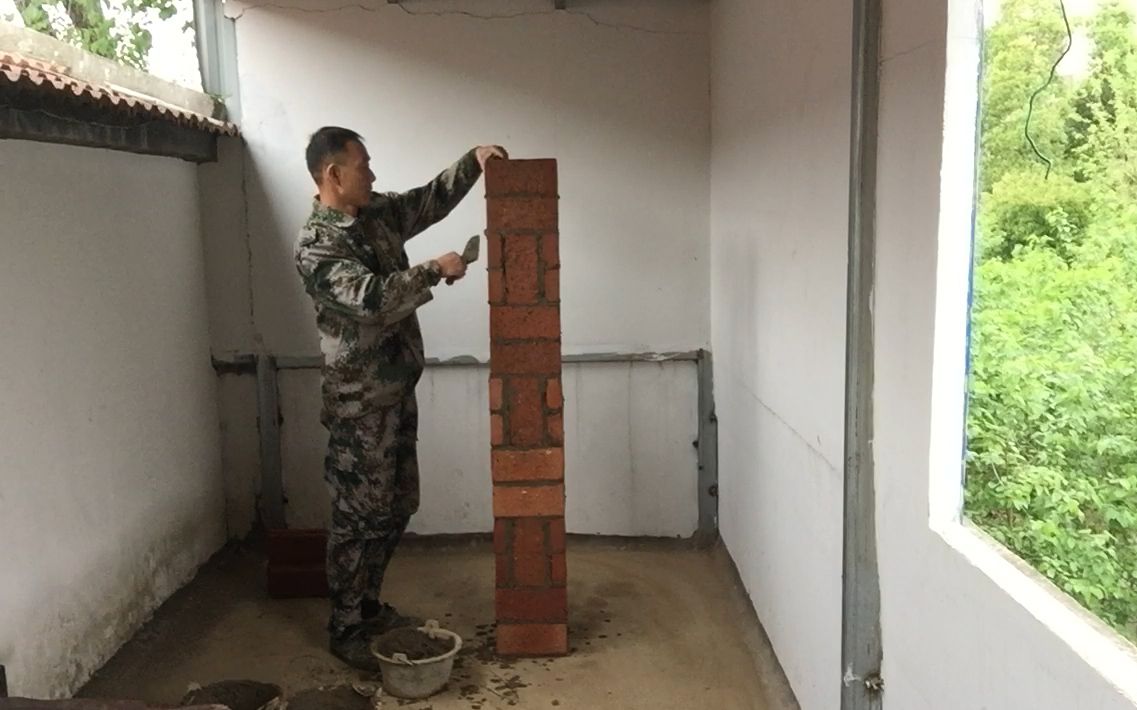 柴火灶烟囱砌法,烟囱施工方法,抹灰后密封性会更好