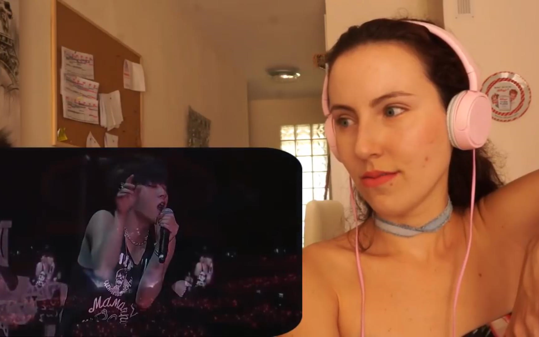 【自制字幕】Claudia反应| 华晨宇《癌》小姐姐被吓到了