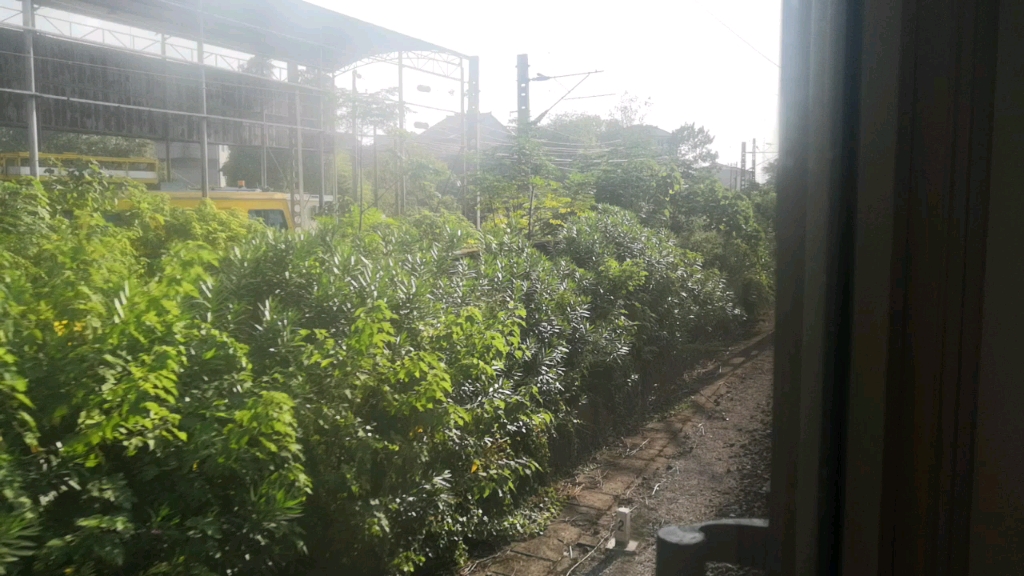 k1185次列车到达玉山站,进入南昌局管内,看见硬座有很多人上车。