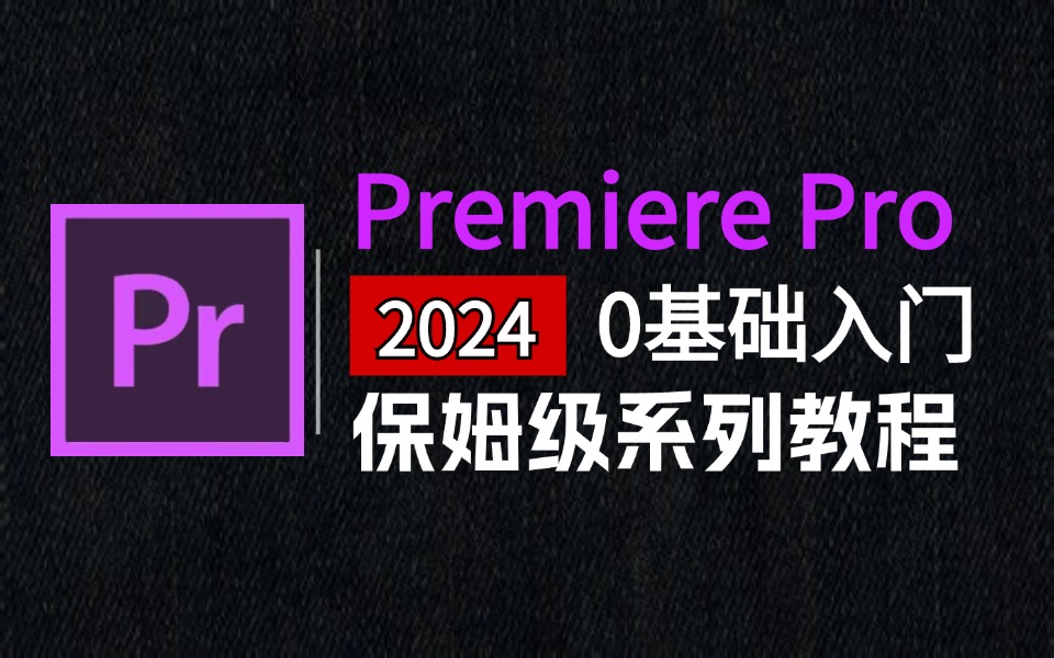 【PR教程】100集(全)从零开始学Premiere Pro软件基础(2024新手入门...