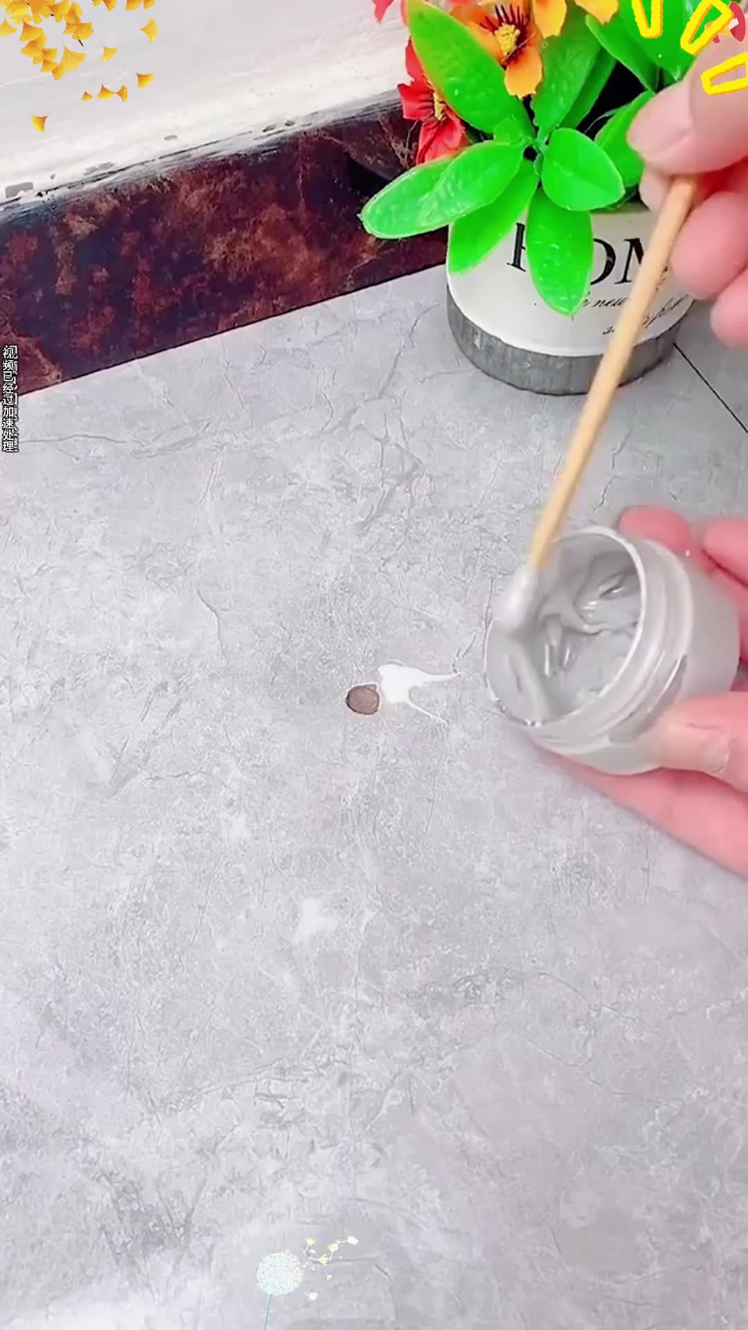 老公哭着也要买的瓷砖膏,瓷砖裂口,一挤一刮轻松施工!# 瓷砖膏 # 瓷砖 ...