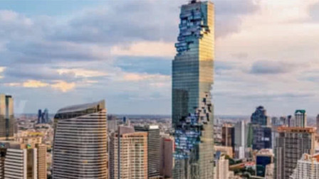 泰国第一高楼:白天被议论为快倒塌的楼,到了夜晚所有人都住嘴了