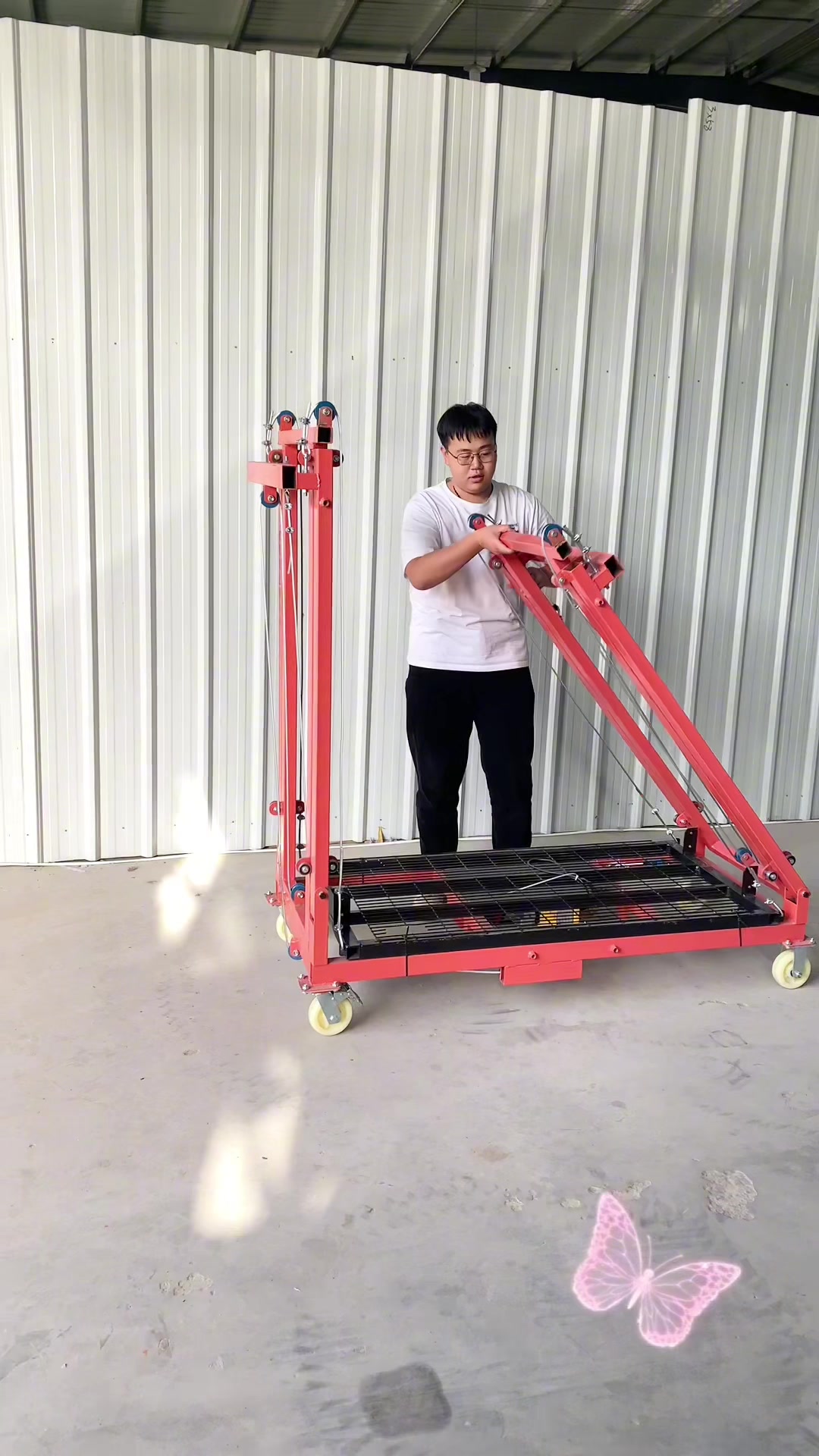 #电动脚手架#移动脚手架#升降机##小型升降机#脚手架升降机