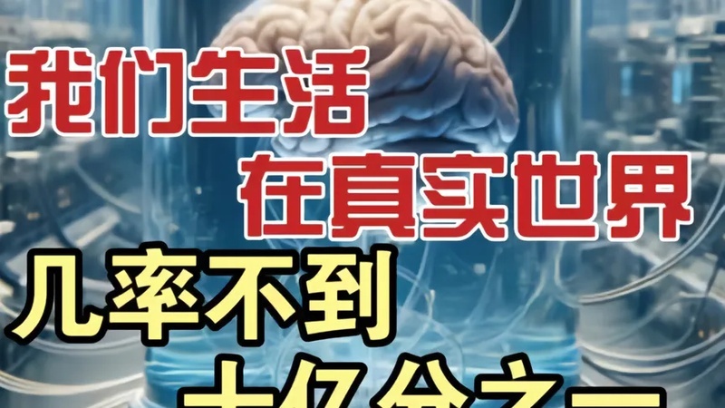人类生活在真实世界的几率不到十亿分之一