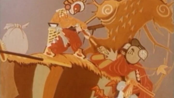 童年杀!国产经典剪纸动画《猪八戒吃西瓜》1958年!