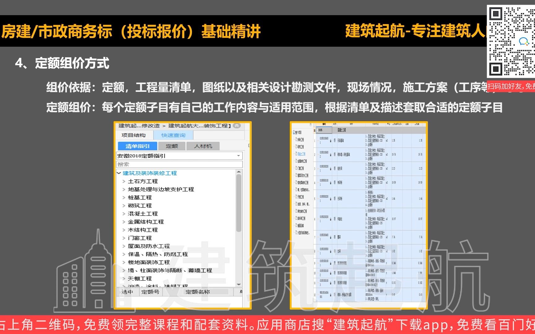 工程招投标与合同管理:定额组价方式