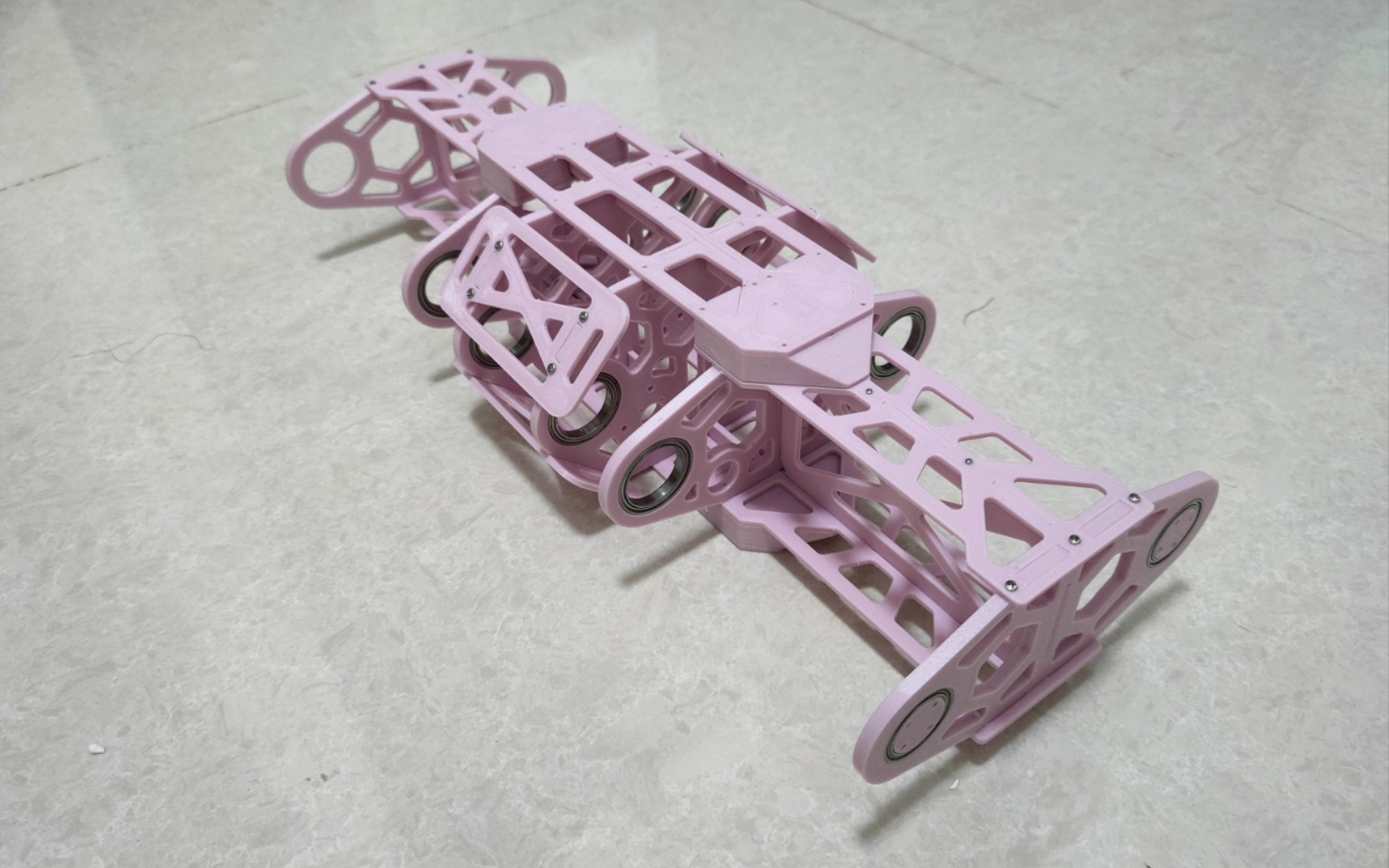 线传动机器狗骨架制作完成+结构测试