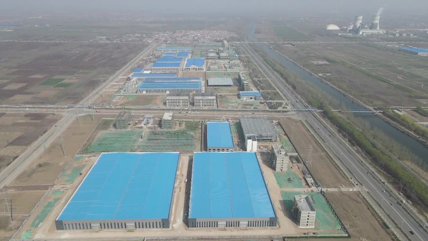 #航拍 #钢结构 #工业厂房 #制造业 #经济 #城市建设