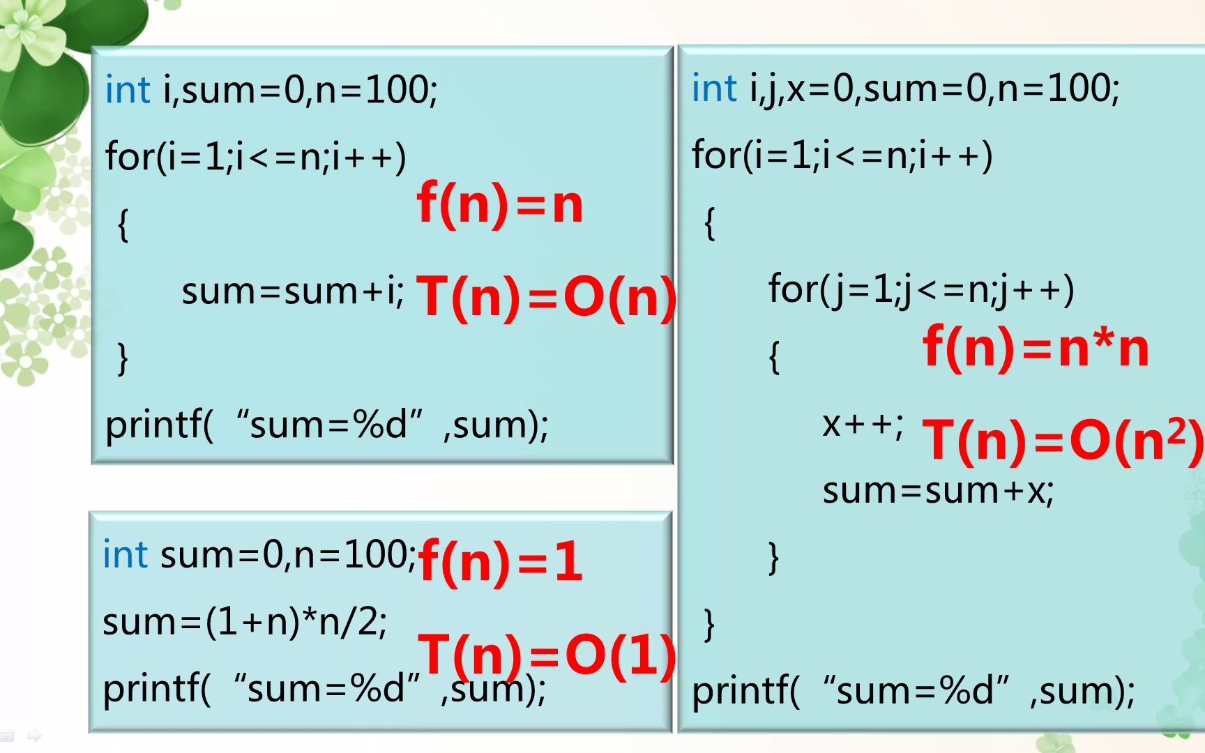 算法-1-2-算法时间复杂度分析