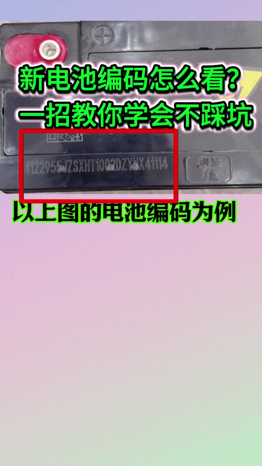 电池编码意思#电动车 #电池