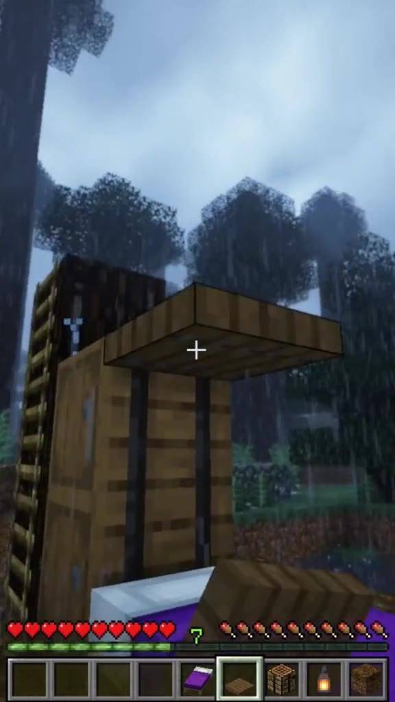 我的世界 #mc #我的世界建筑 简易上下铺