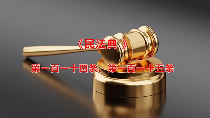 #民法典#关于物权与物权客体的规定!民法典114、115条