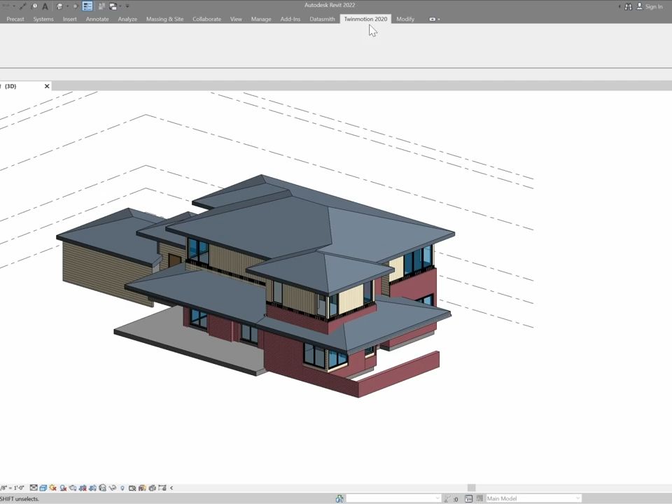高版本的Revit如何安装Twinmotion Datasmith插件导出带材质的fbx格式...