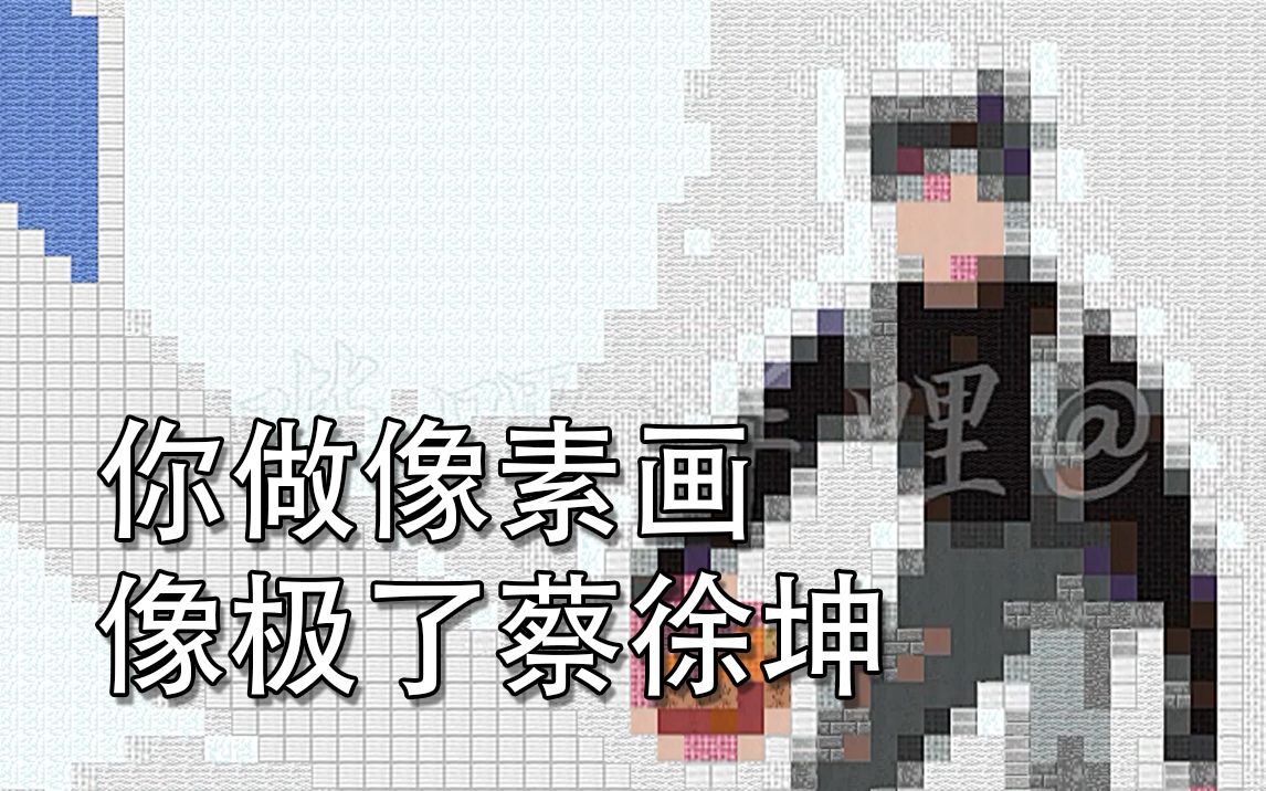 【蔡徐坤】我的世界像素动画 30帧流畅观看鸡你太美