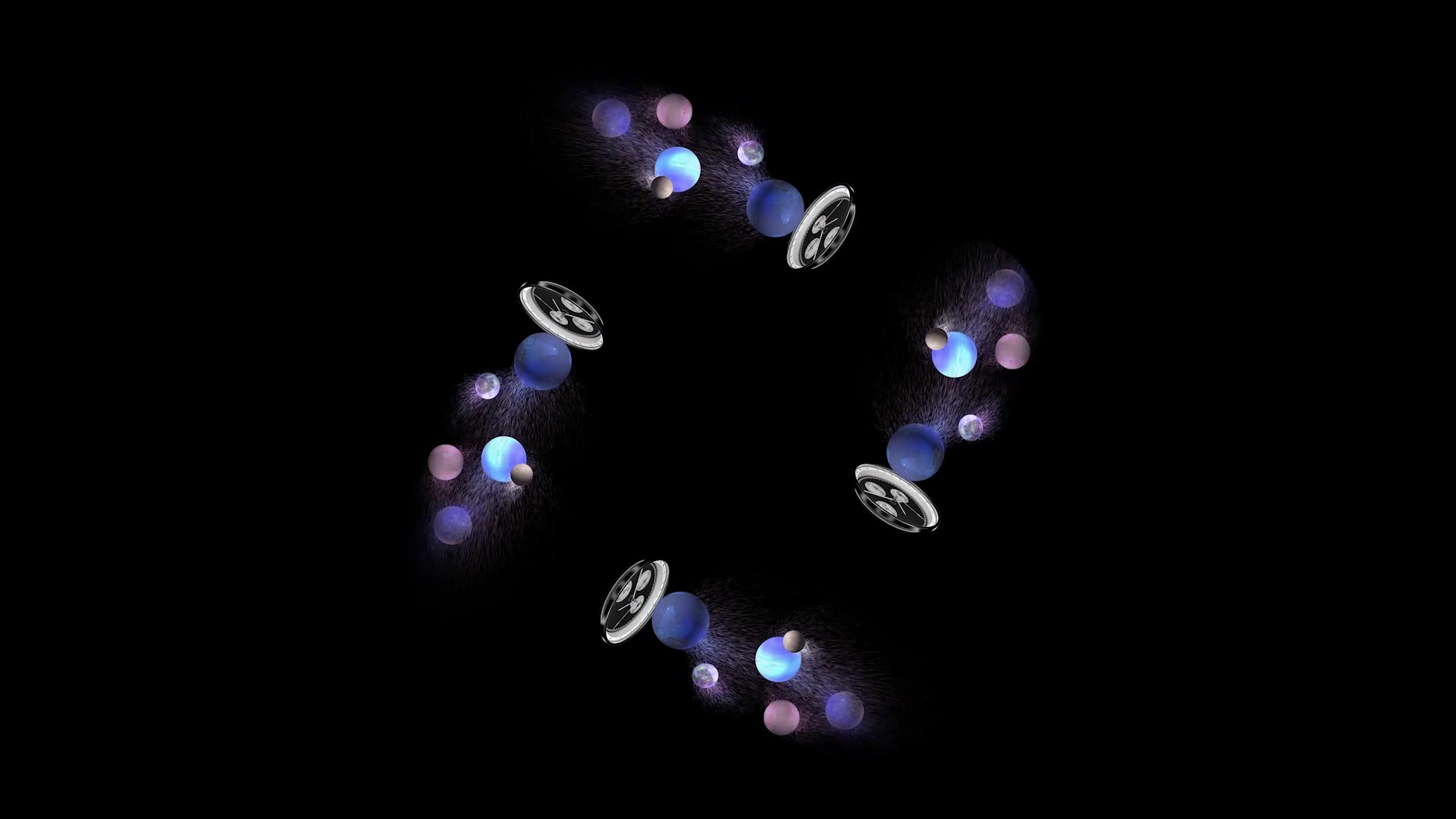 【自制】3D伪全息投影视频素材(成像效果在1:42)