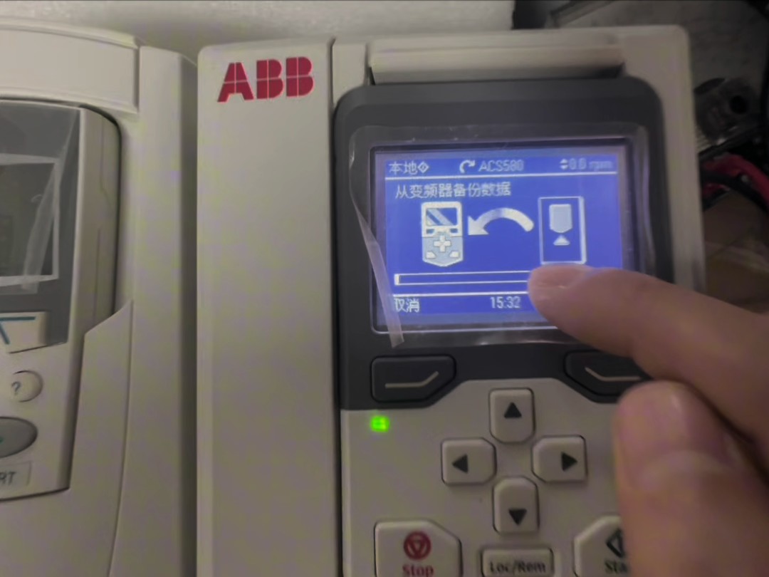 ABB ACS580变频器的数据备份和恢复