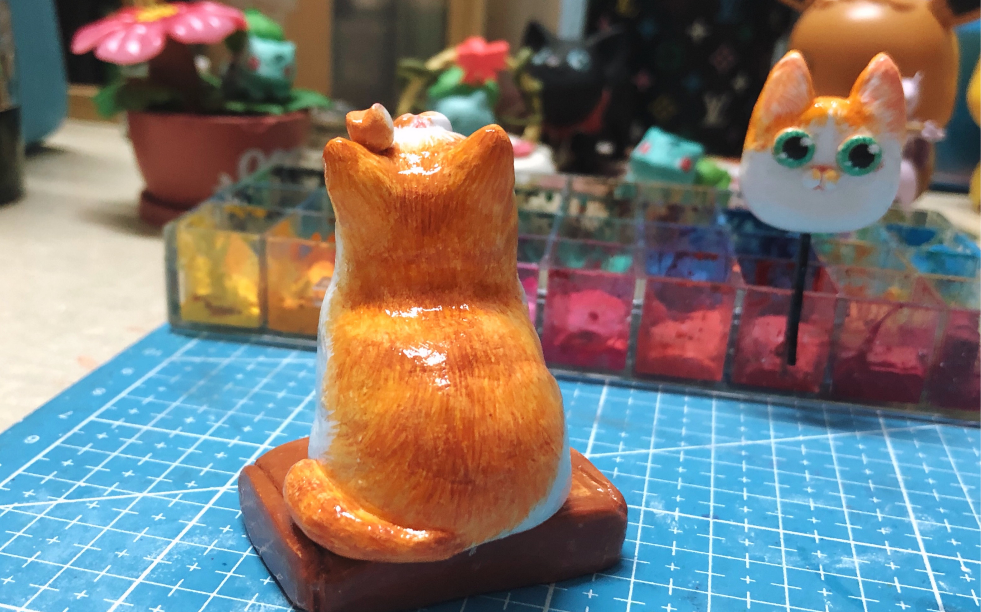 粘土新手工具开箱&萌新捏泥巴小猫