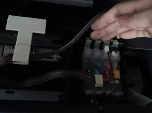打印机提示更换墨水墨盒的时候按视频操作
