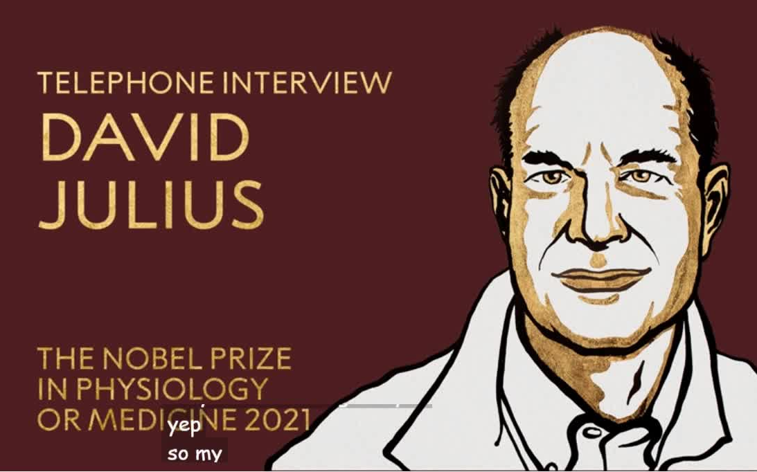 【电话采访 有字幕】聚焦2021诺贝尔生理学医学奖得主DAVID JULIUS