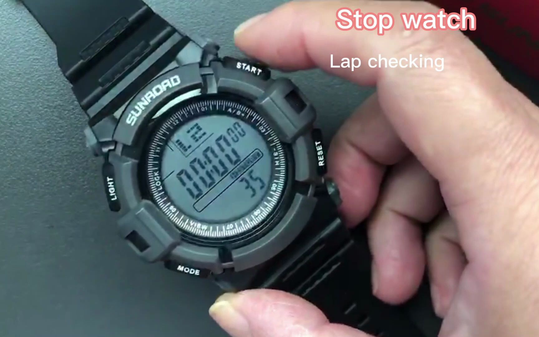 Fishing sports watch cast remind and timer(1)