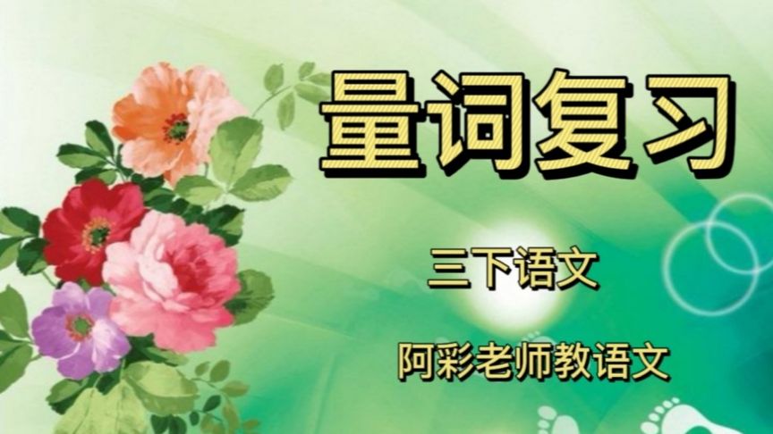 小学语文三下词语复习,量词用错笑话多,我来恰当填一填