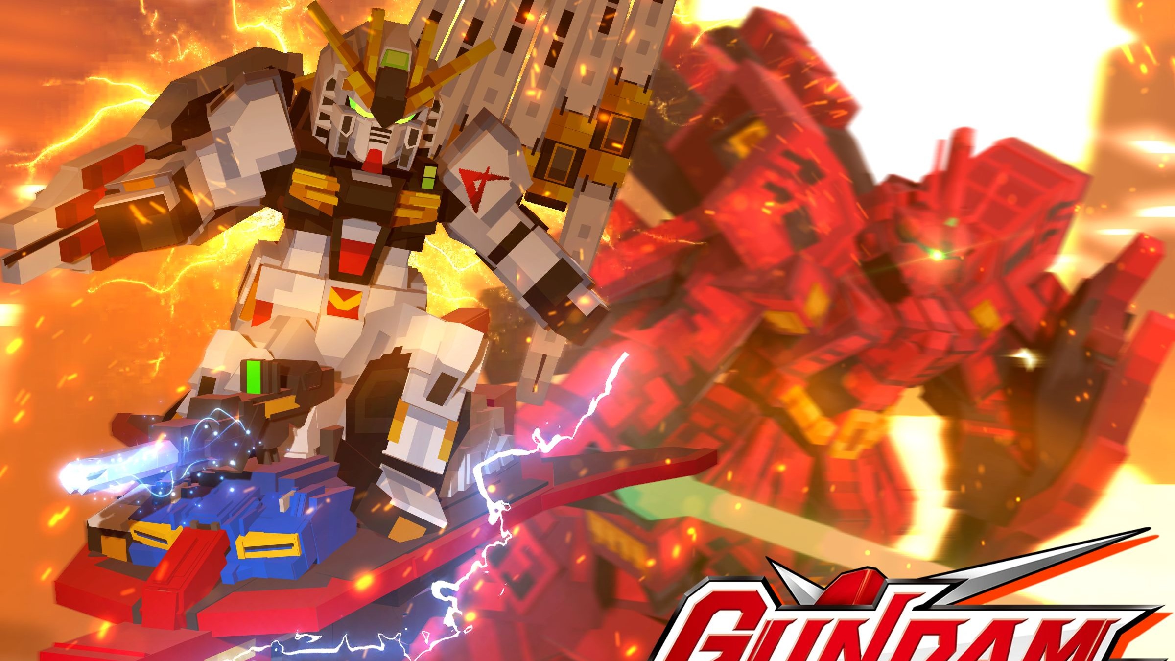 跨时之战!三大主角机对战“逆袭的夏亚”全图炮BOSS!【高达100天...