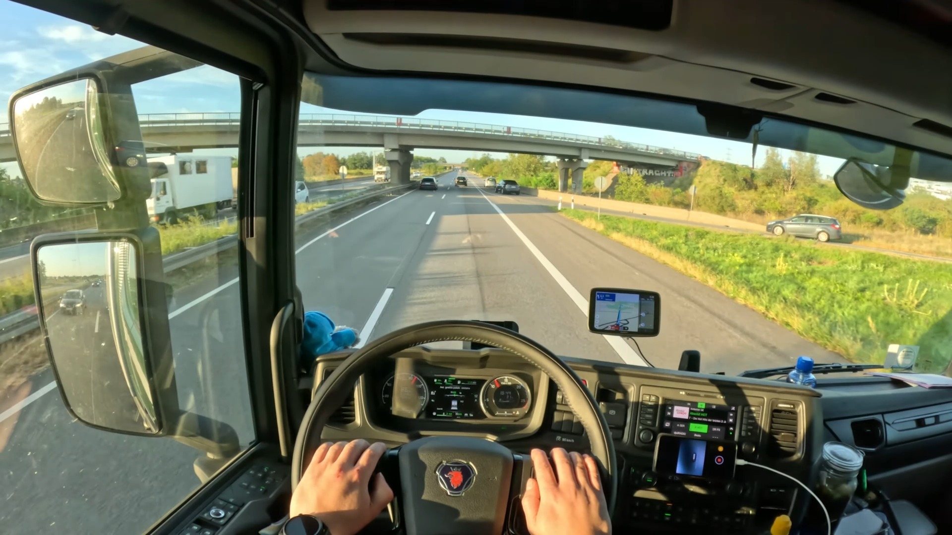 真实欧卡【斯堪尼亚】第一视角:驾驶2023年斯堪尼亚 德国轻松驾驶