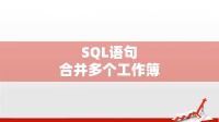 认识Excel数据透视表 第37集 汇总多个工作簿下的工作表