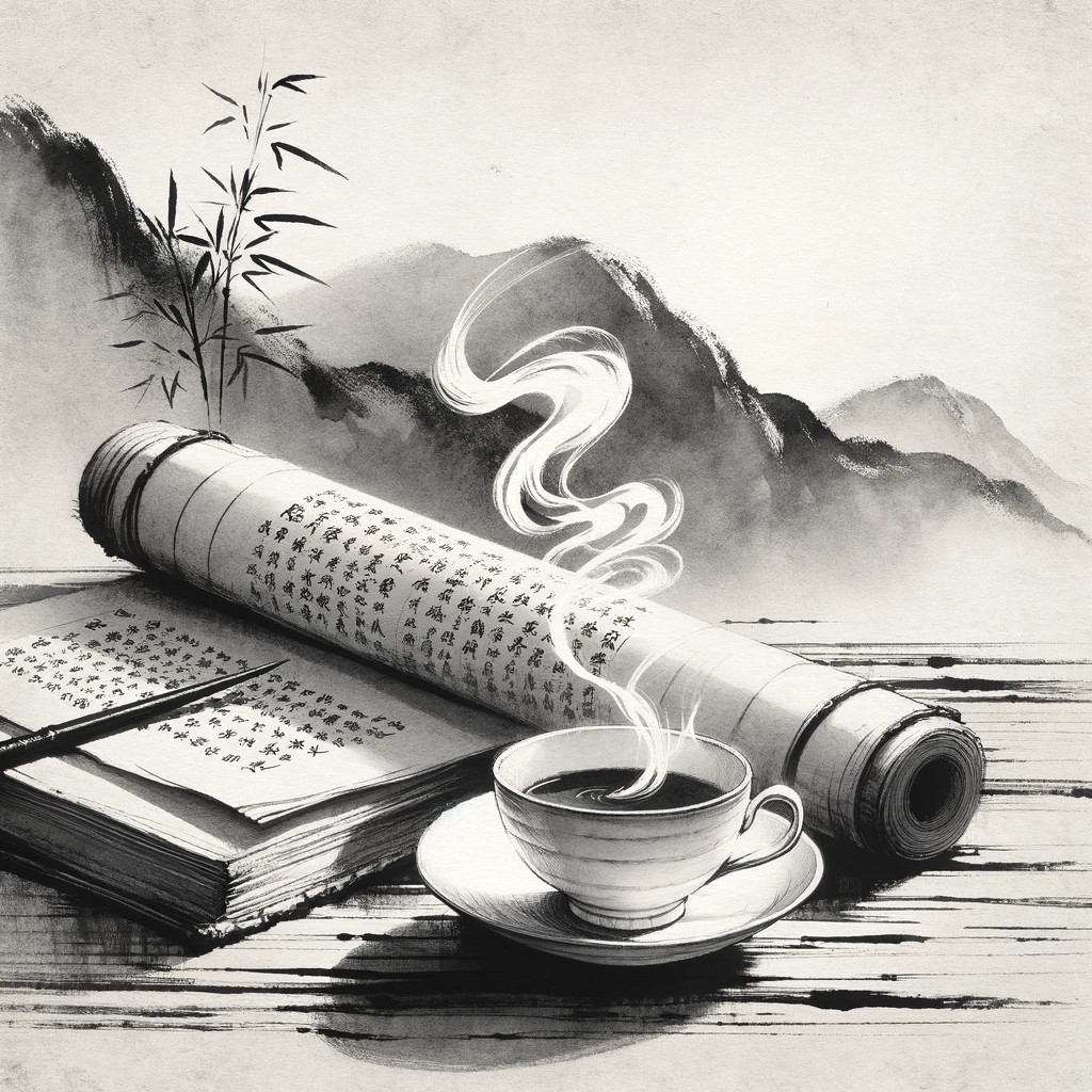 一盏茶-一本书 
