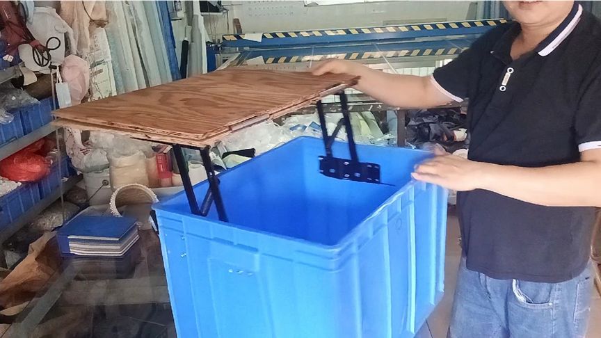 户外便携式移动厨房来了,成本不足100元,自己动手可以制作。