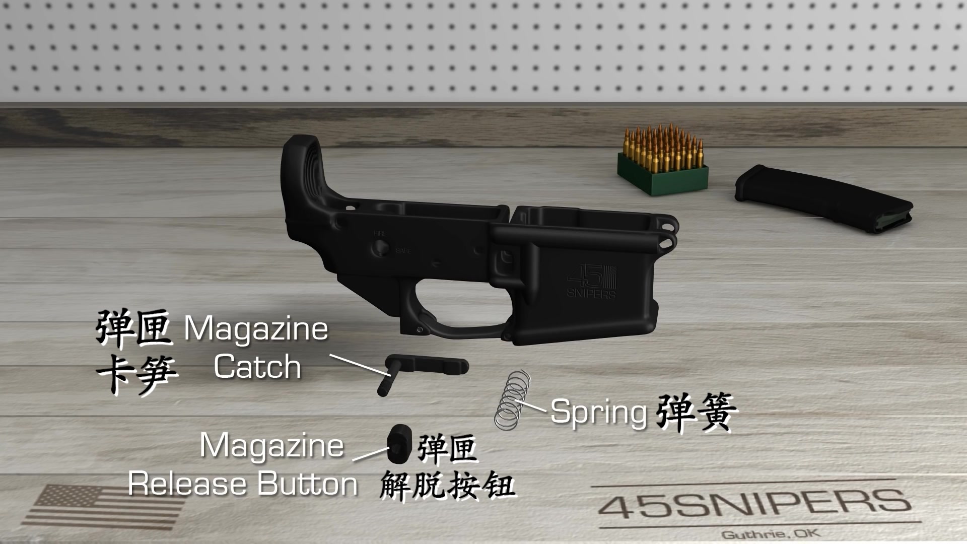 How An AR-15 Rifle Works_ Part 1, Components个人非专业汉化翻译...
